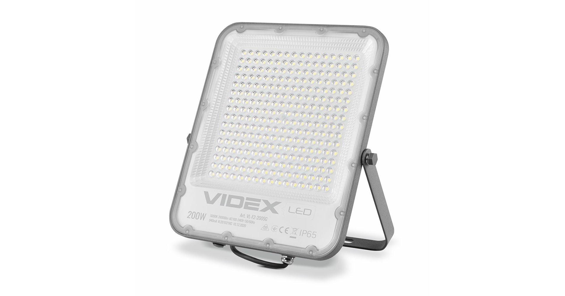 Videx Davis LED reflektor, 200W, IP65, 5000K, 24000 lm